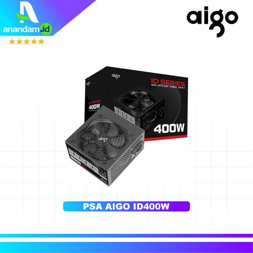 Jual Aigo ID400 - Value Series ATX Power Supply I ID-400 400W - Black ...