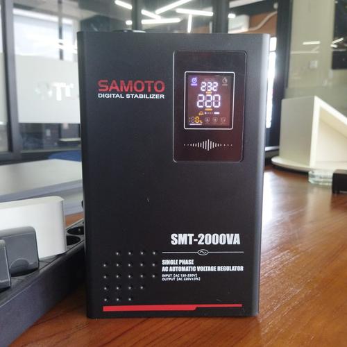 Jual SAMOTO Stabilizer 2000VA Stavolt Single Phase Stavolt SMT2000VA ...