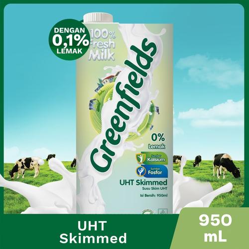 Jual Susu Greenfields UHT Skimmed 950ml - Jakarta Pusat - The Sweet ...