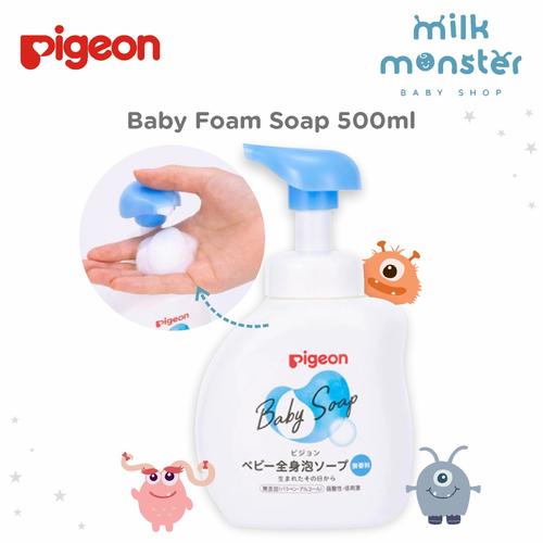 Jual Pigeon Foam Soap 500ml (Japan ED) / Sabun Mandi Bayi - Kota ...