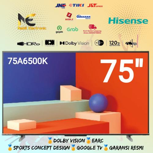 Jual HISENSE 75A6500K UHD 4K 75 INCH GOOGLE TV NEW - Kota Tangerang ...