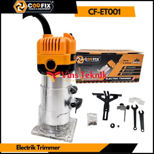 Jual Mesin Profil Kayu Trimmer Router 6MM COOFIX CF-ET001 ET001 ...