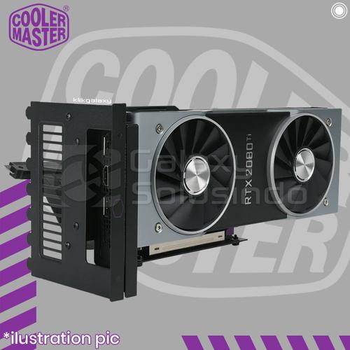 Promo COOLER MASTER Universal Vertical GPU Holder Kit V2 Cicil 0% 3x ...