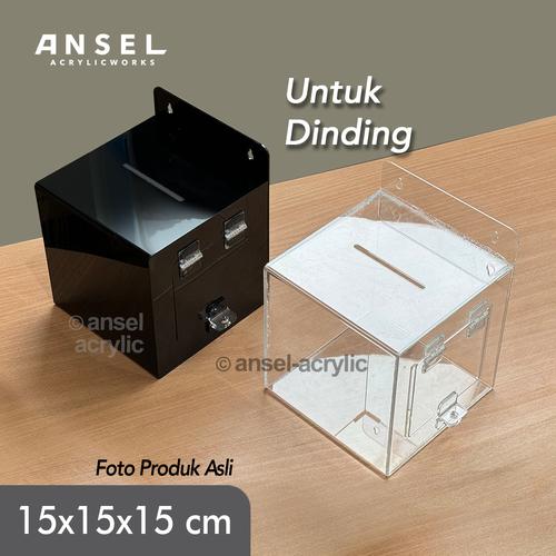 Promo Kotak Amal Akrilik Dinding Gantung - Acrylic Hanging Box Saran ...