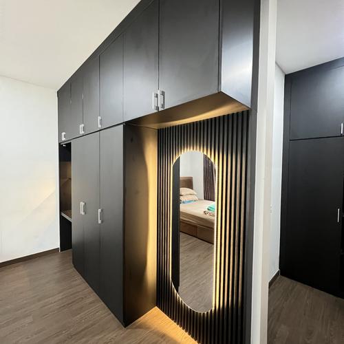 Jual Lemari costum hpl /duco lemari pakaian full plafon harga permiter ...