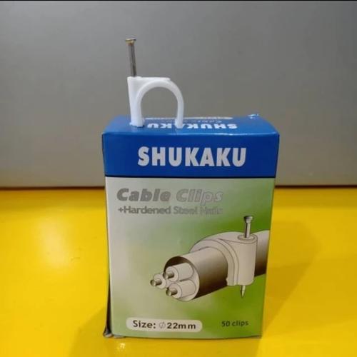 Jual Klem Kabel Paku Beton Klip Kabel Klem Pipa Clamp Kabel 22mm ...