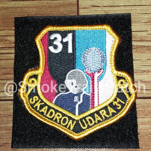 Jual PATCH AVIATION NEW SKADRON 31 - Kab. Sumedang - Smoke Trails Patch ...