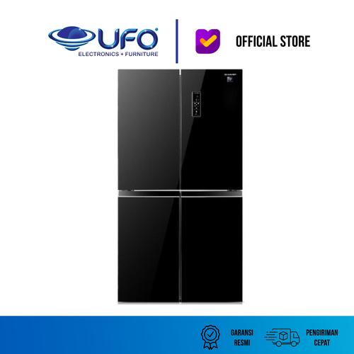 Jual Sharp Kulkas Side By Side Kapasitas 472L Lemari Es SJIF51PGBK ...