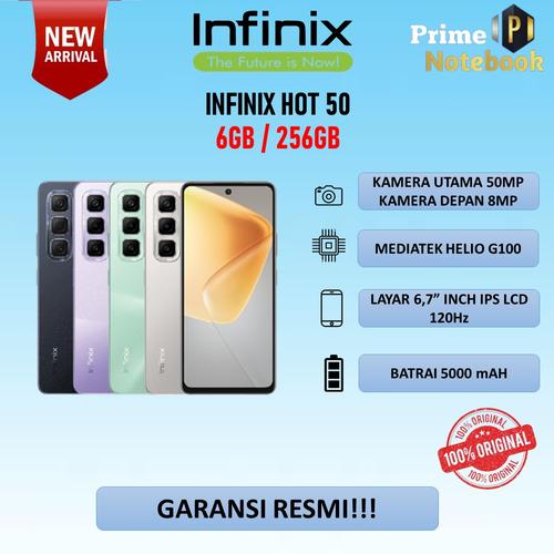 Jual Infinix HOT 50 6gb 256gb Garansi Resmi Indonesia - HANDPHONE ...