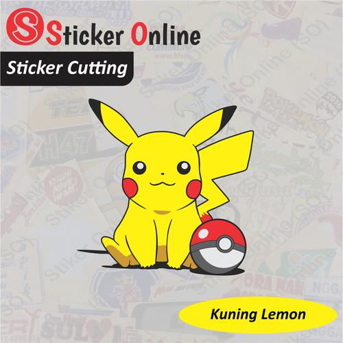 Jual Stiker Pikachu | Sticker Cutting Pikachu Motor Mobil Laptop ...