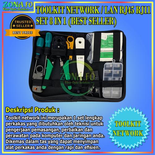 Promo LAN Tester Toolkit Network Repair 8 In 1 / Toolkit Network 8IN1 ...