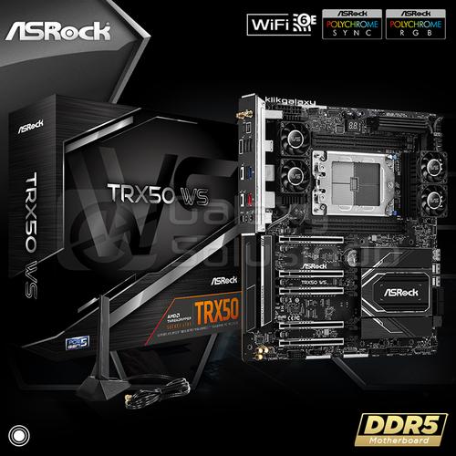 Promo ASROCK WRX90 WS EVO TR5-SP6 DDR5 Motherboard AMD Threadripper ...