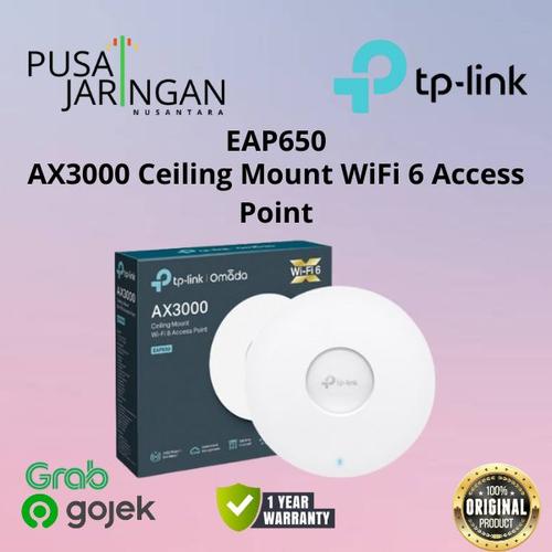Jual EAP650 AX3000 Ceiling Mount WiFi 6 Access Point - Jakarta Pusat ...