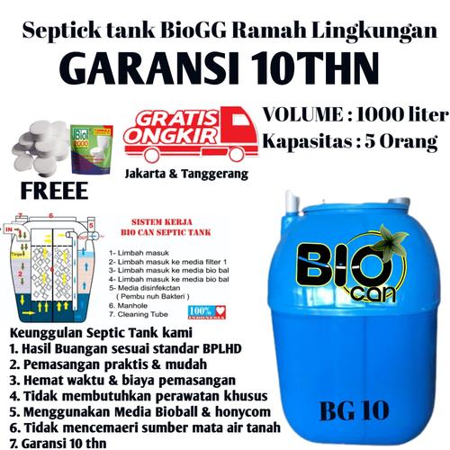 Jual septic tank bio biotech 1000 LITER BIOTANK BIOFILTER - Kab ...