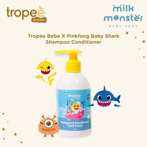 Jual Tropee Bebe X Pinkfong Baby Shark Shampoo Conditioner bayi dan ...
