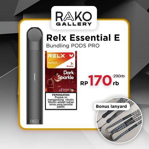 Jual RELX Essential Bundle Single / Starter Pack Siap Pakai - Dark ...