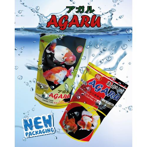 Jual AGARU Floating & Sinking 100gr Makanan Pakan Ikan Hias Mas Koki ...