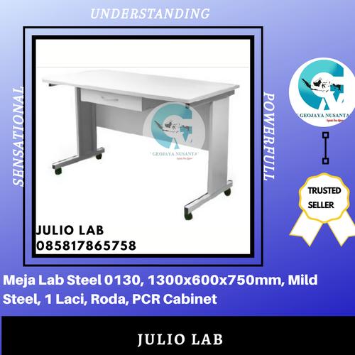 Jual Meja Lab Steel 0130, 1300x600x750mm, Mild Steel, 1 Laci, Roda, PCR ...