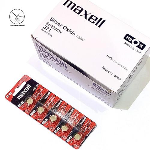 Jual Baterai Maxel Sr920sw 371 Original Battery Sr920 Lr69 Lr920 Ag6 ...
