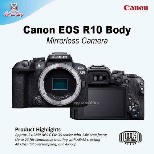 Jual CANON EOS R10 BODY ONLY MIRRORLESS CAMERA - Jakarta Utara ...
