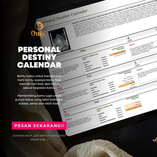 Jual Personal Destiny Calendar 2024 - Bulanan/Monthly - Jakarta Utara ...