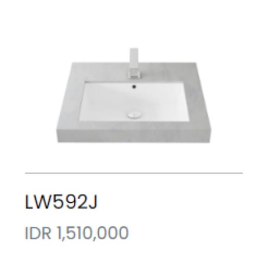 Jual Wastafel TOTO Tanam Under Counter Lavatory LW592J - Kota Bandung ...