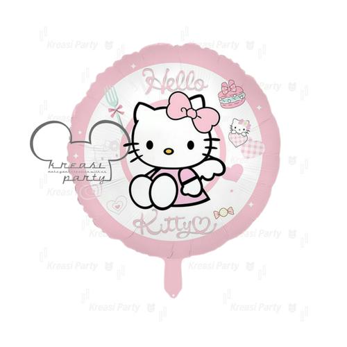 Jual Balon Hello Kitty #2/ Balon Foil Hello Kitty / Balon Bulat Hello ...
