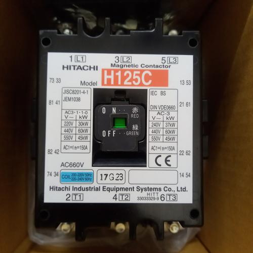 Jual Magnetic Contactor Hitachi H125C 220V Original - Kota Bandung ...