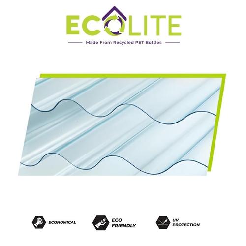 Jual INSTANT! Fiber Gelombang 80 x 180 EcoLite / Plastik Atap - Kota ...