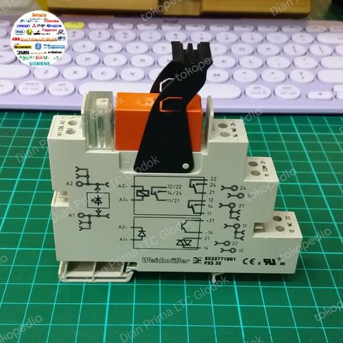 Jual Weidmuller relay socket base 8533771001 Relay Schrack RT314615 ...