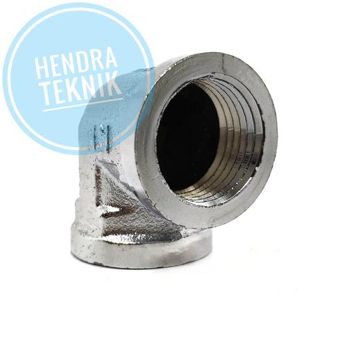 Jual KNEE STAINLESS 1/2" ELBOW STAINLESS 0,5 INCI SIKU DRAT DALAM MONEL ...
