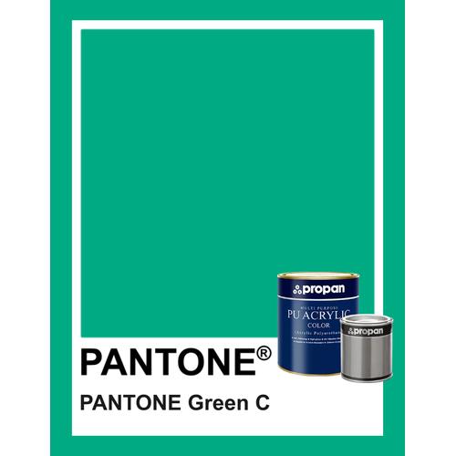 Jual CAT PROPAN PU ACRYLIC - PANTONE Green C - 1 LITER, SATIN - Jakarta ...