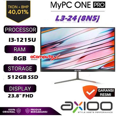 Jual PC AIO Axioo MyPC One Pro L3-24 (8N5) - i3 1215U 8GB 512SSD TKDN ...