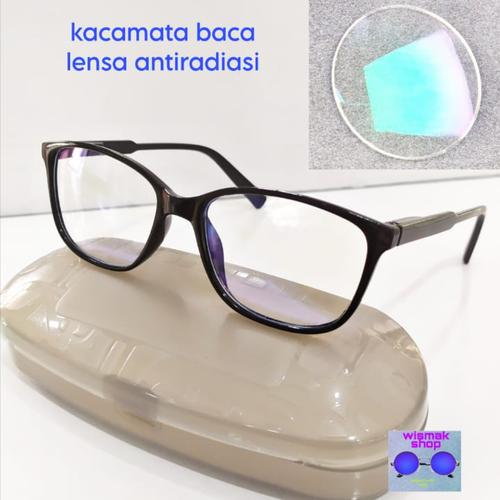 Jual Kacamata baca ukuran lensa plus antiradiasi bisa minus cateye - Hitam, lensa plus\baca ...