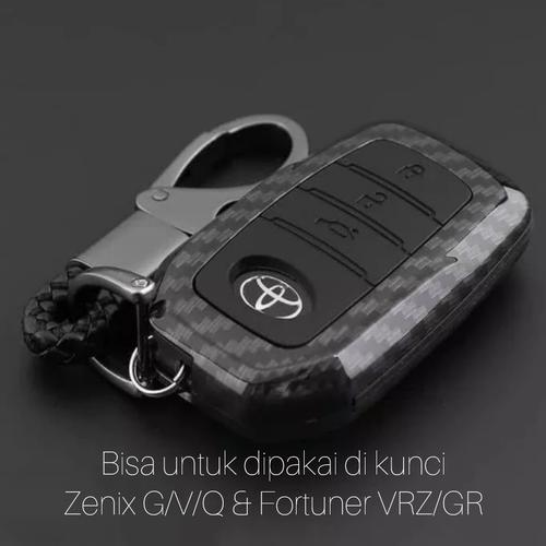 Jual Casing Kunci Carbon 3D Toyota Innova ZENIX G/V/Q dan FORTUNER VRZ ...