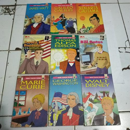 Jual komik seri tokoh dunia Wright Bersaudara dan Abraham Lincoln ...
