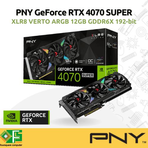 Jual VGA PNY GEFORCE RTX 4070 SUPER XLR8 VERTO ARGB 12GB GDDR6X OC ...