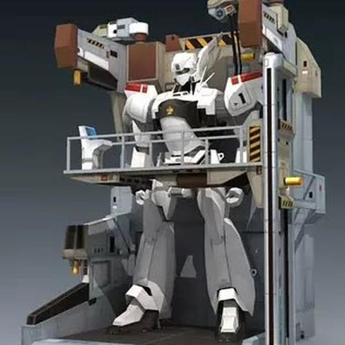 Jual DIY Papercraft lembar pola PAtlabor Maintenance Facility model ...