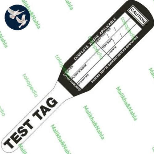 Jual Electrical Appliance Test Tag - READY STOCK - Merah - Jakarta ...