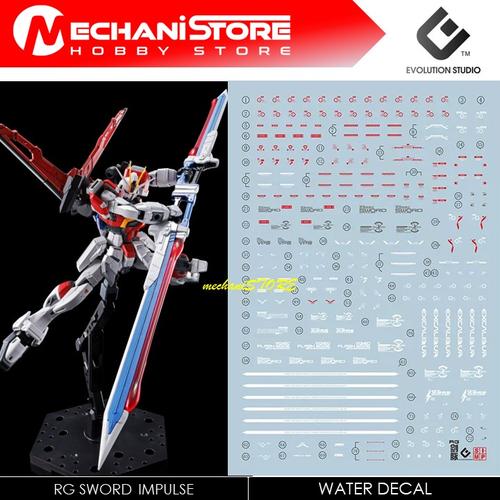 Jual Water Decal RG Sword Impulse Gundam by Evolution Studio SIMP - Kab ...