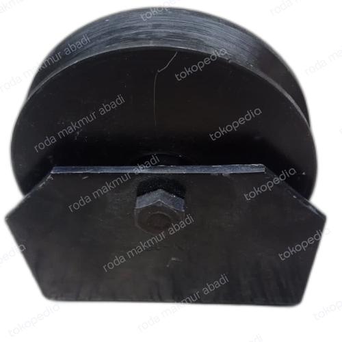 Jual roda pintu pagar/roda gerbang/roda pagar besi 6 inchi ( rel siku ...