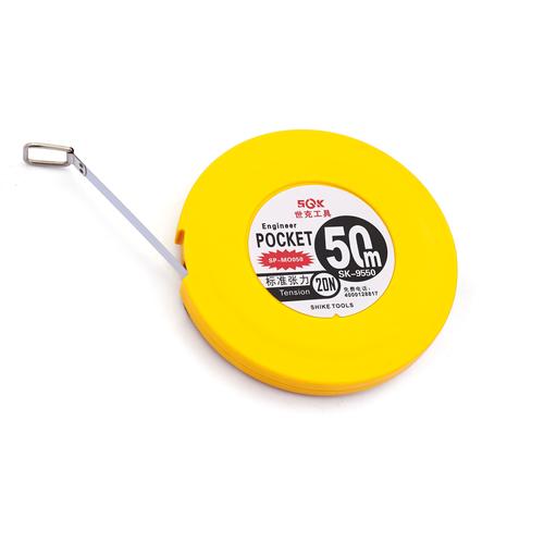 Jual Meteran bulat fiber 50 M Rol Meter 50M Gulung / Long tape measure ...