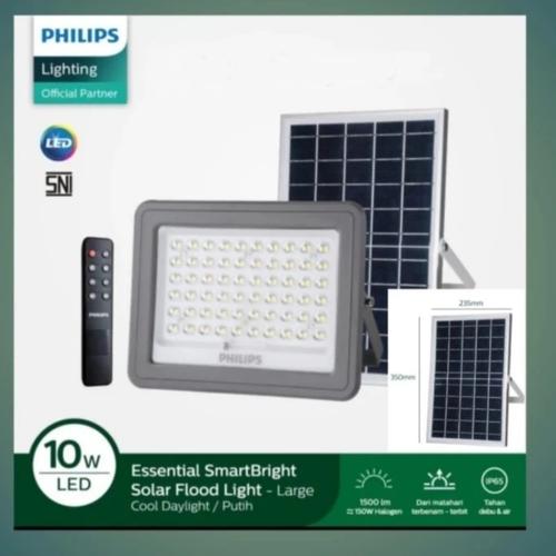 Jual BVC080 LED15/765 Smart Solar Flood Light 10 watt Lampu Sorot Solar ...