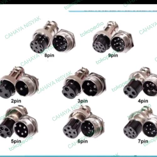 Jual Konektor CB 2 3 4 5 6 8 PIN connector jack jak jek jeck soket ...