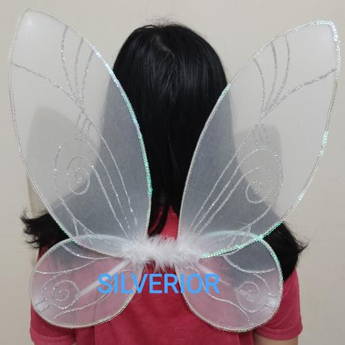 Jual Sayap Pentas Kupu Kupu Butterfly Wings Putih - Kota Tangerang ...
