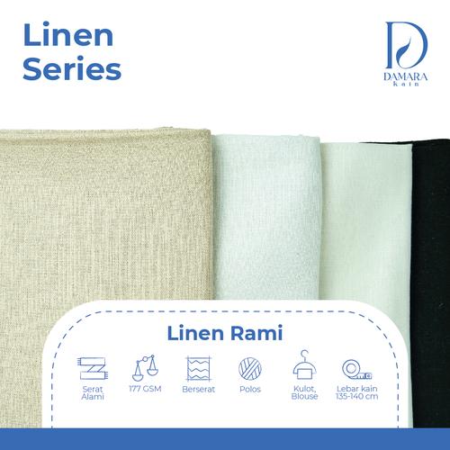 Jual Kain Linen Rami Premium Basic Color - BW - Kota Bandung - DAMARA ...