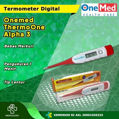 Jual Onemed Thermo One Alpha 3 Flexible Tip Termometer Digital Ujung ...