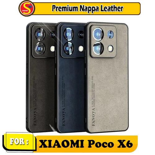 Jual XIAOMI POCO X6 X6 Pro Softcase Premium Nappa Leather Casing Cover ...