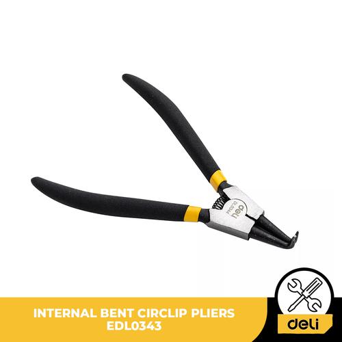 Promo Tang Circlip Internal 7 in Deli Internal Bent Cirlip Pilers ...