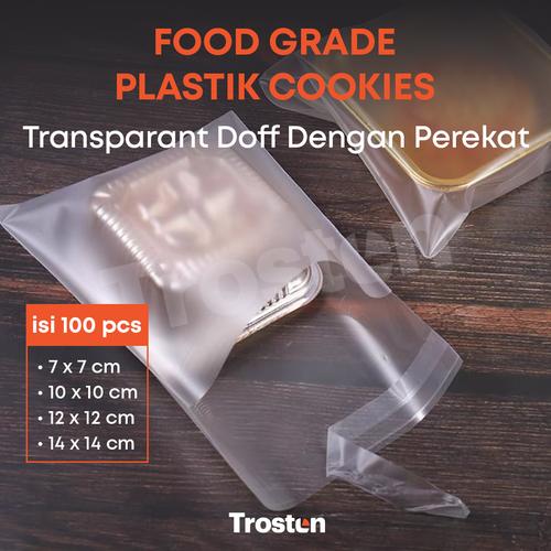 Jual Plastik Transparant Doff dengan Perekat - Plastic for Cookies ...